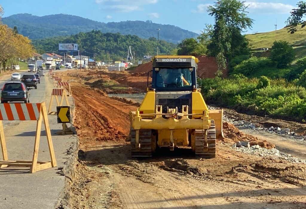 Duplicação da BR-470 chega a 70% das obras concluídas - Oauditorio